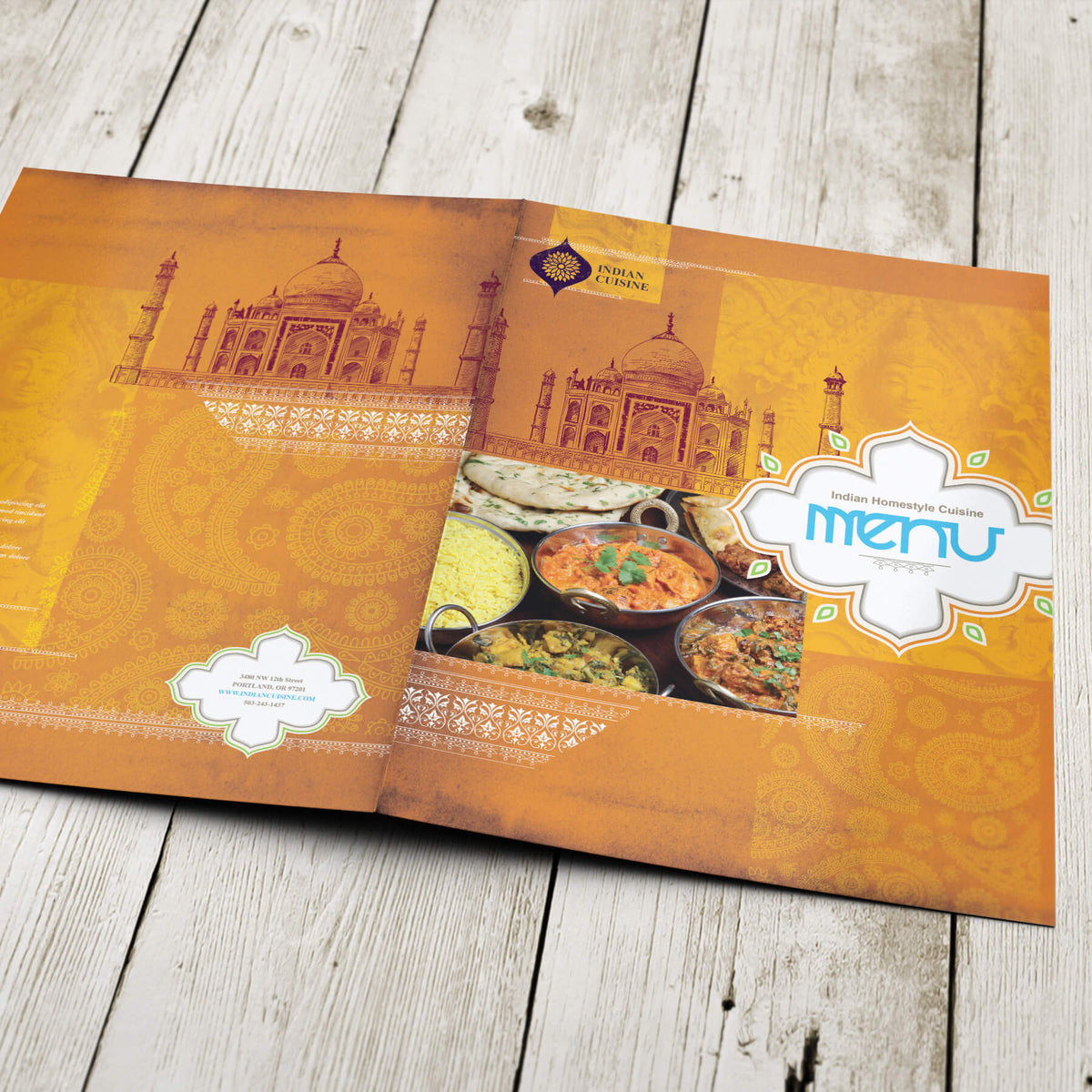 Menu - 100lb. Matte Cover with Satin Aqueous Coating - PrintSource360