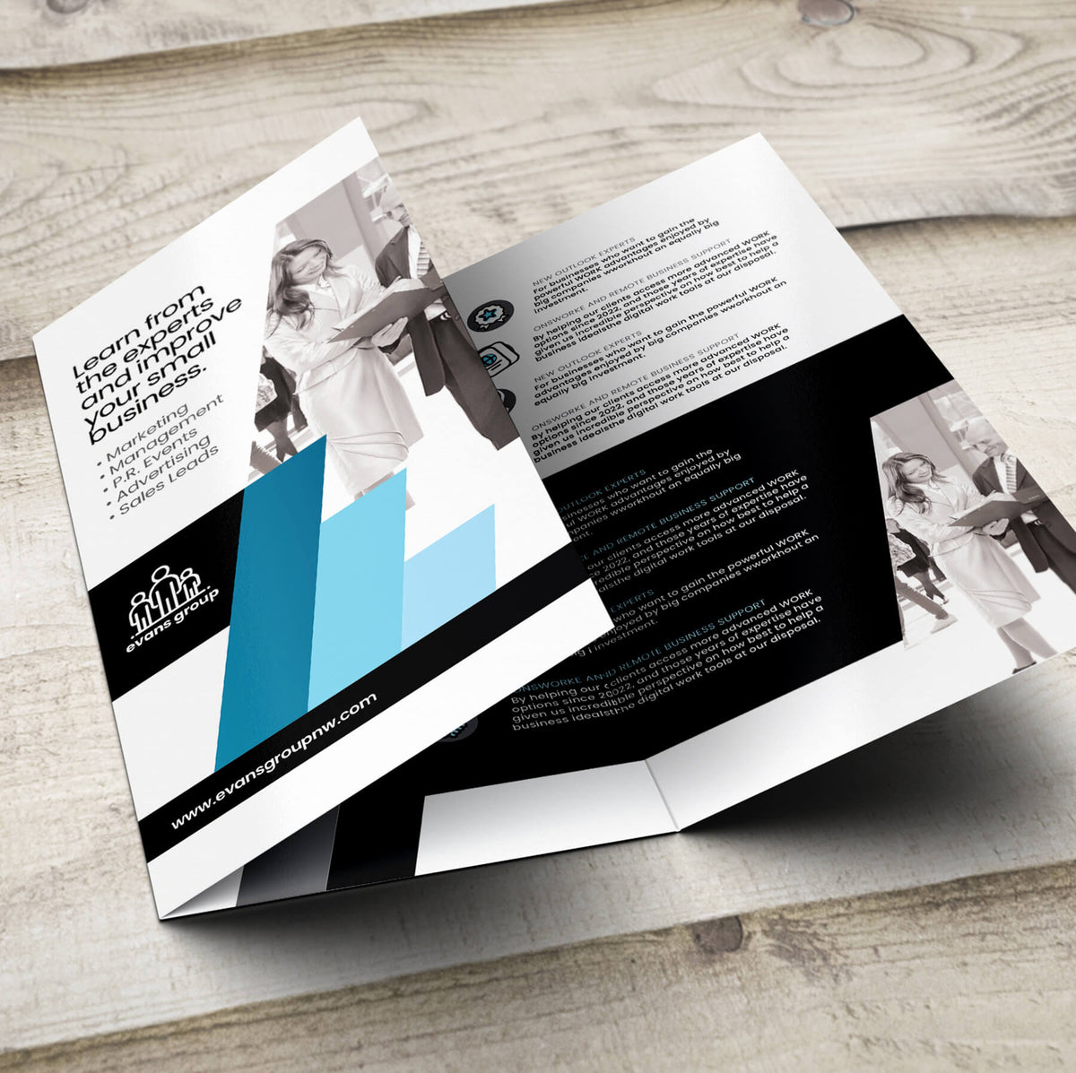 Brochure - 100lb. Gloss Cover with Gloss Aqueous Coating - PrintSource360