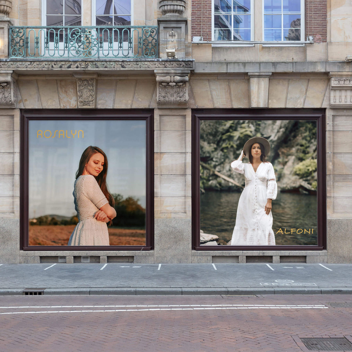 Vinyl Adhesive Window Sign, Gloss/Matte - 3.2 mil.